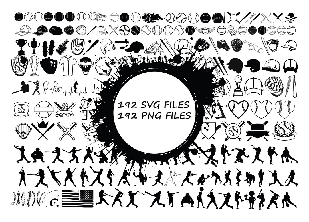 BASEBALL SVG Bundle, BASEBALL Svg Cut Files for Cricut, Baseball ...