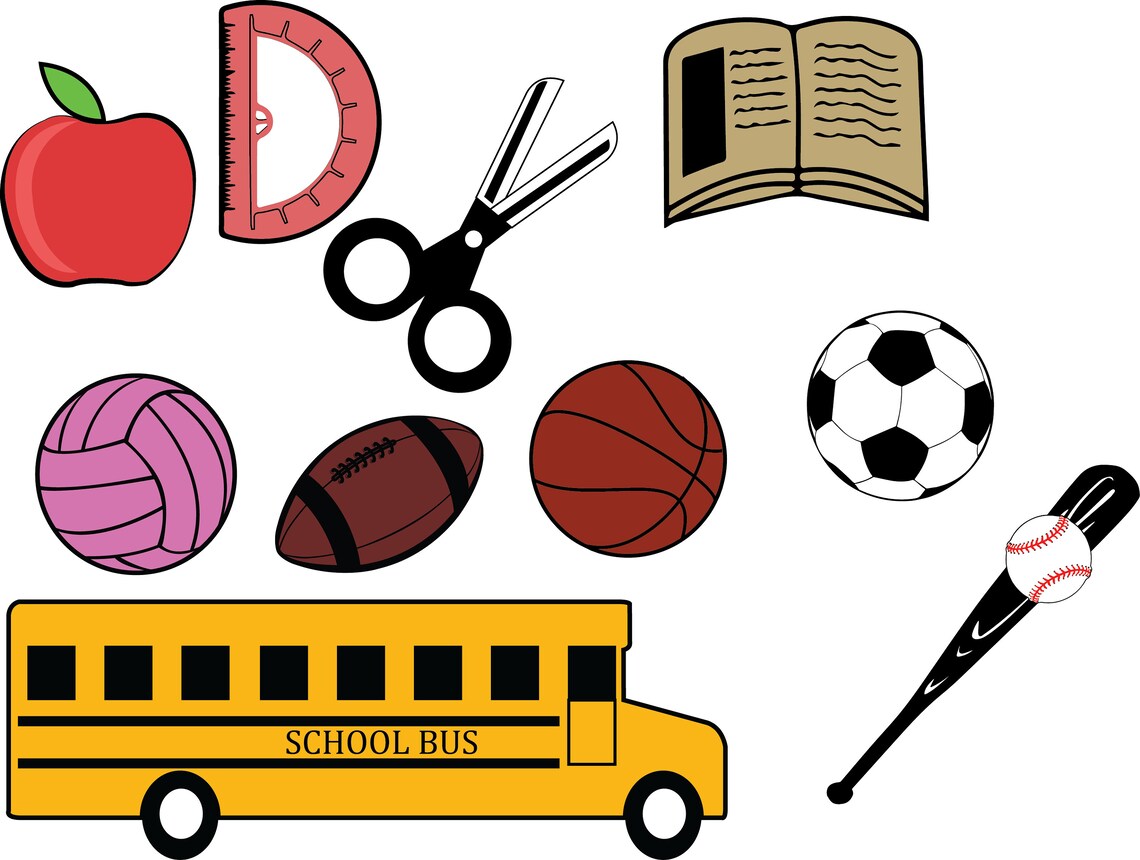 School SVG Bundle Back to School SVG SVG Files Cricut - Etsy