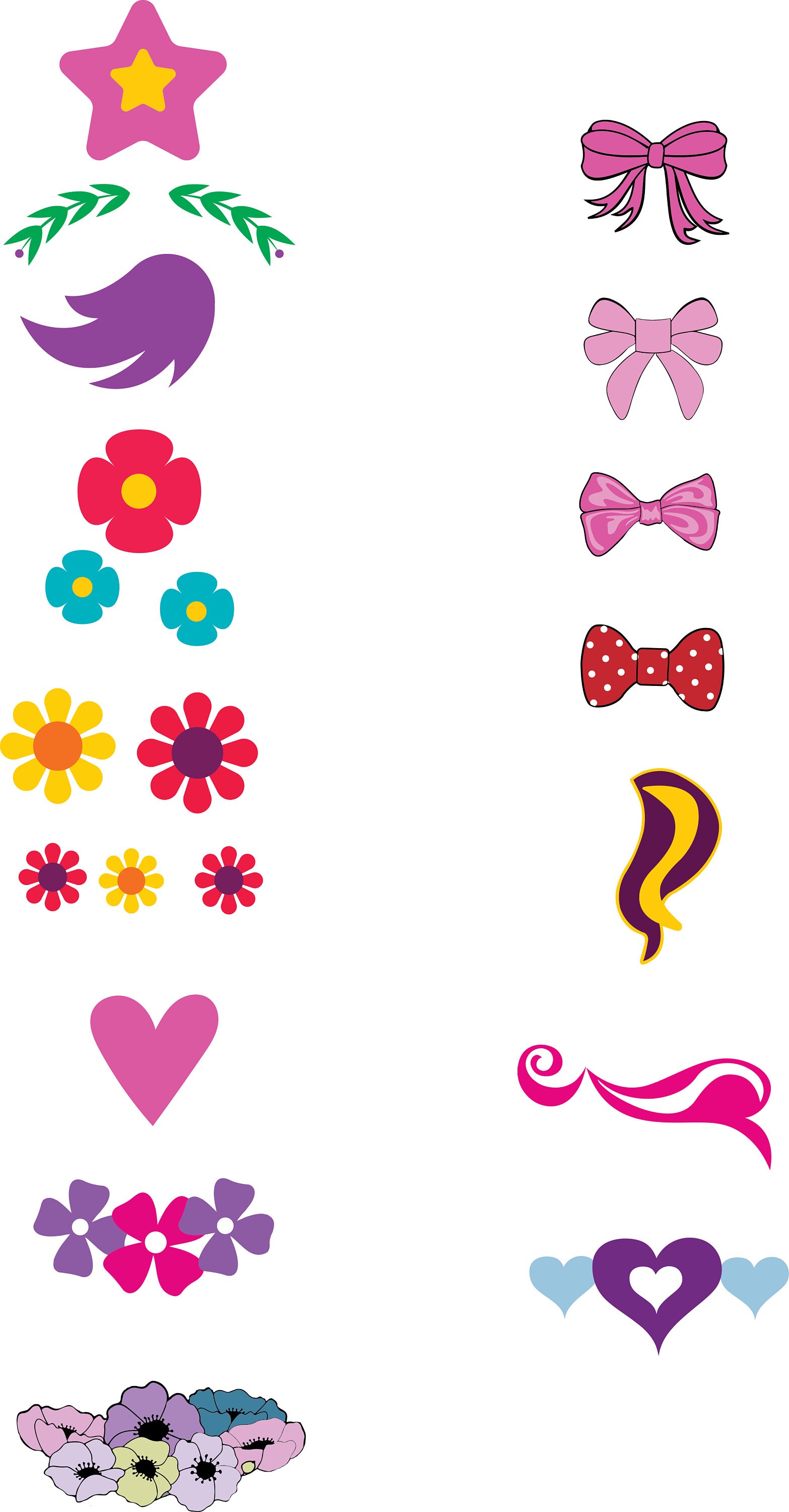 UNICORN KIT SVG Bundle, Unicorn Kit Clipart Bundle, Create Your Own ...