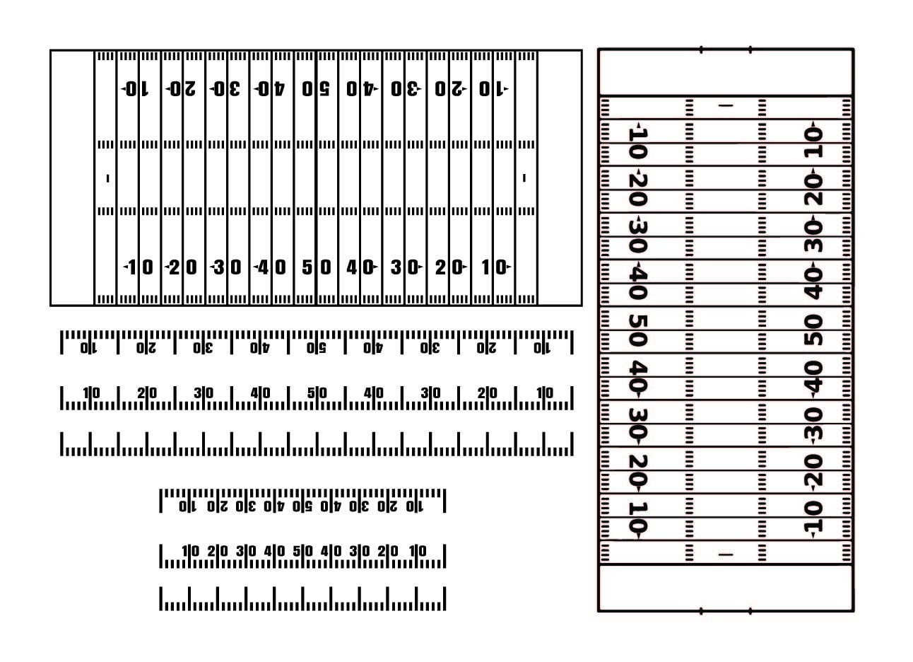 FOOTBALL YARD LINE Svg Yard Line svg Football Field Svg | Etsy