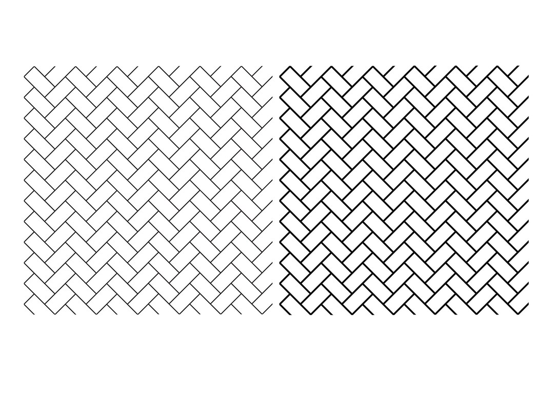 HERRINGBONE Pattern SVG, HERRINGBONE Svg Cut Files for Cricut, Brick ...