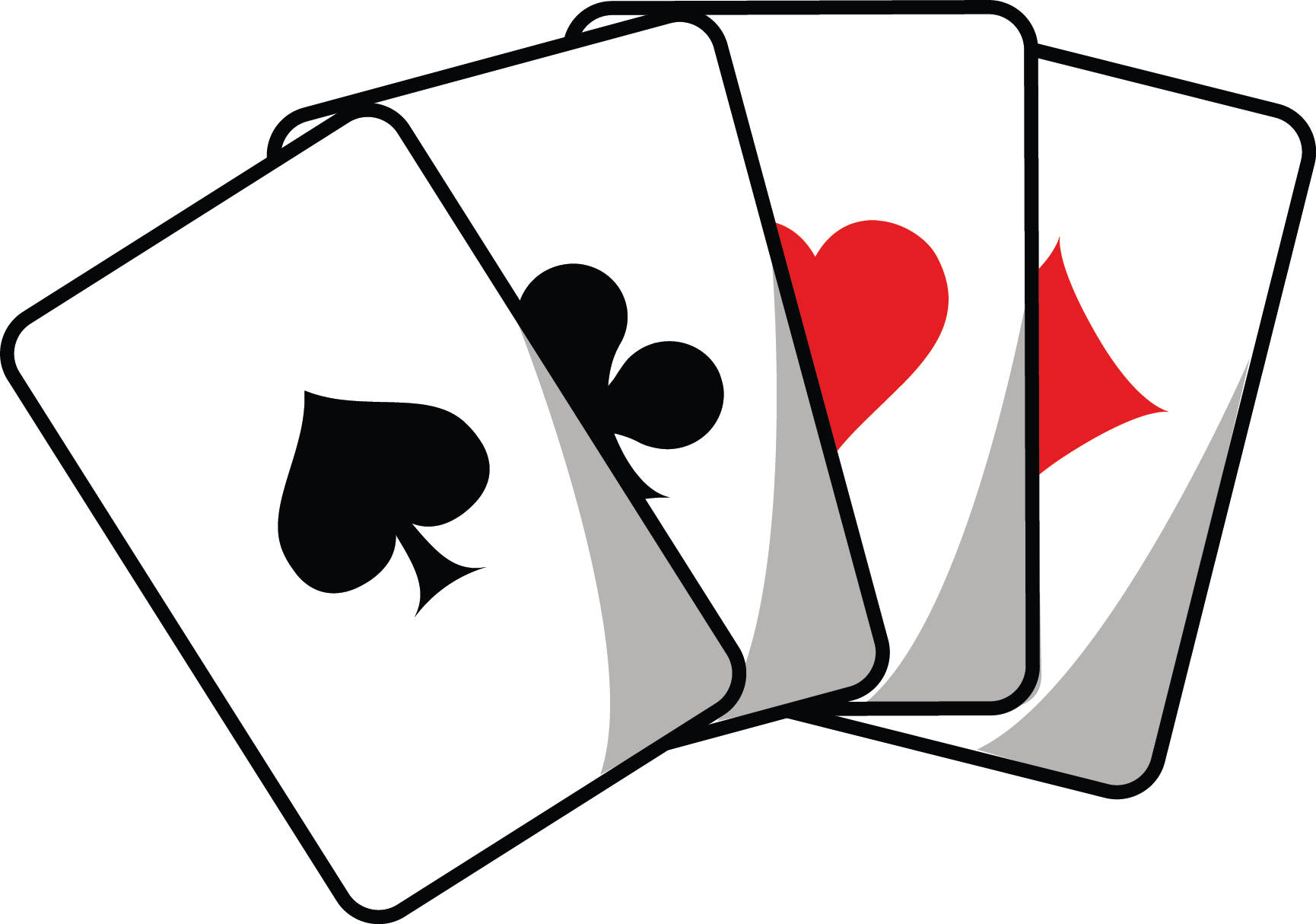 Trajes de cartas SVG Archivos SVG Diamante Corazón Pala - Etsy México