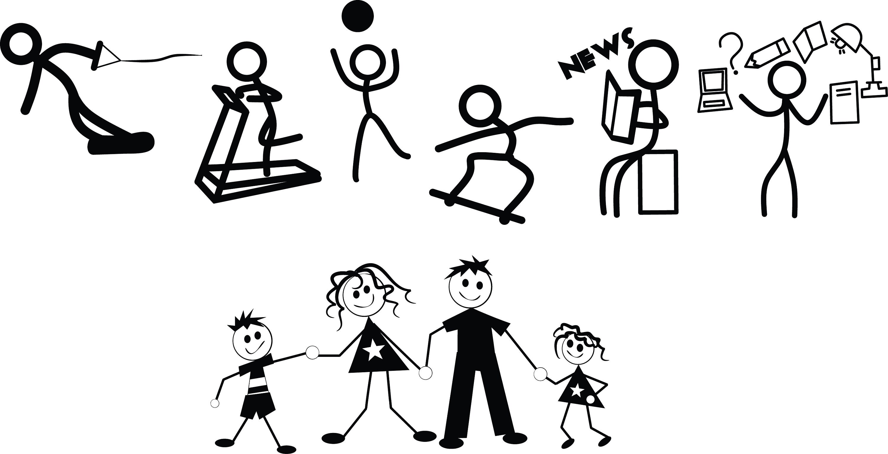 STICK FIGURES SVG Bundle, Stick Family Svg Bundle, Stick Figures ...