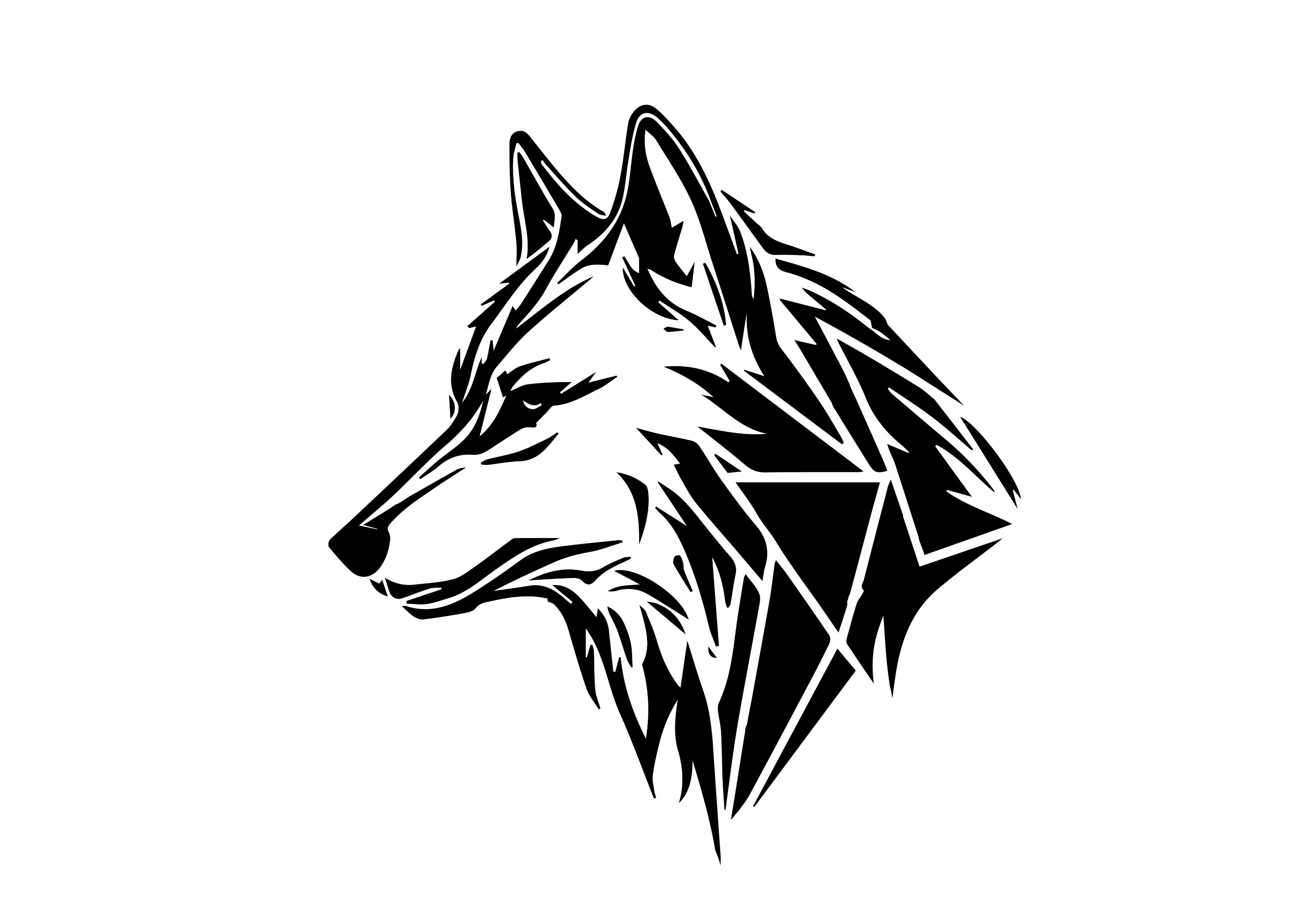 WOLF HEAD SVG Wolf Clipart Wolf Head Svg Cut File for - Etsy Canada