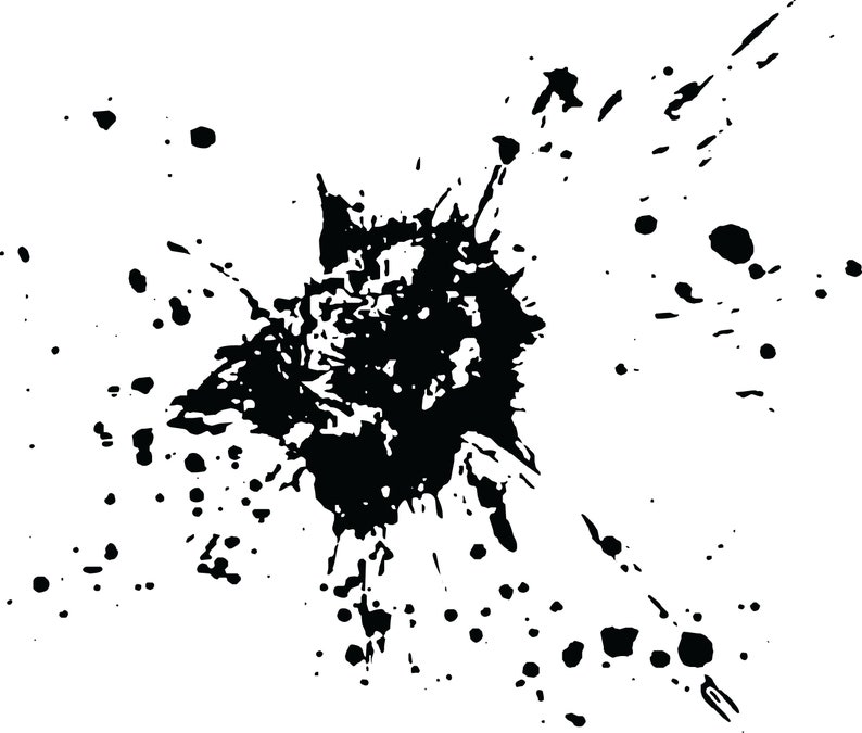 SPLATTER SVG BUNDLE Splatter Clipart Bundle Splatter Svg | Etsy