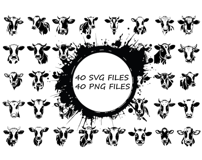 81 Cow Svg, Cow Face Svg, Milk Svg, Farm Life Svg, Cow Svg, Cow Face ...