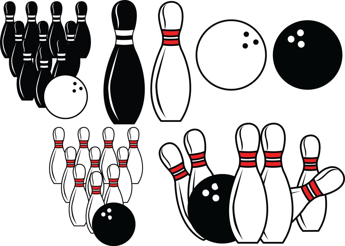 Bowling Bowling SVG Bowling SVG Files SVG Files Cricut - Etsy