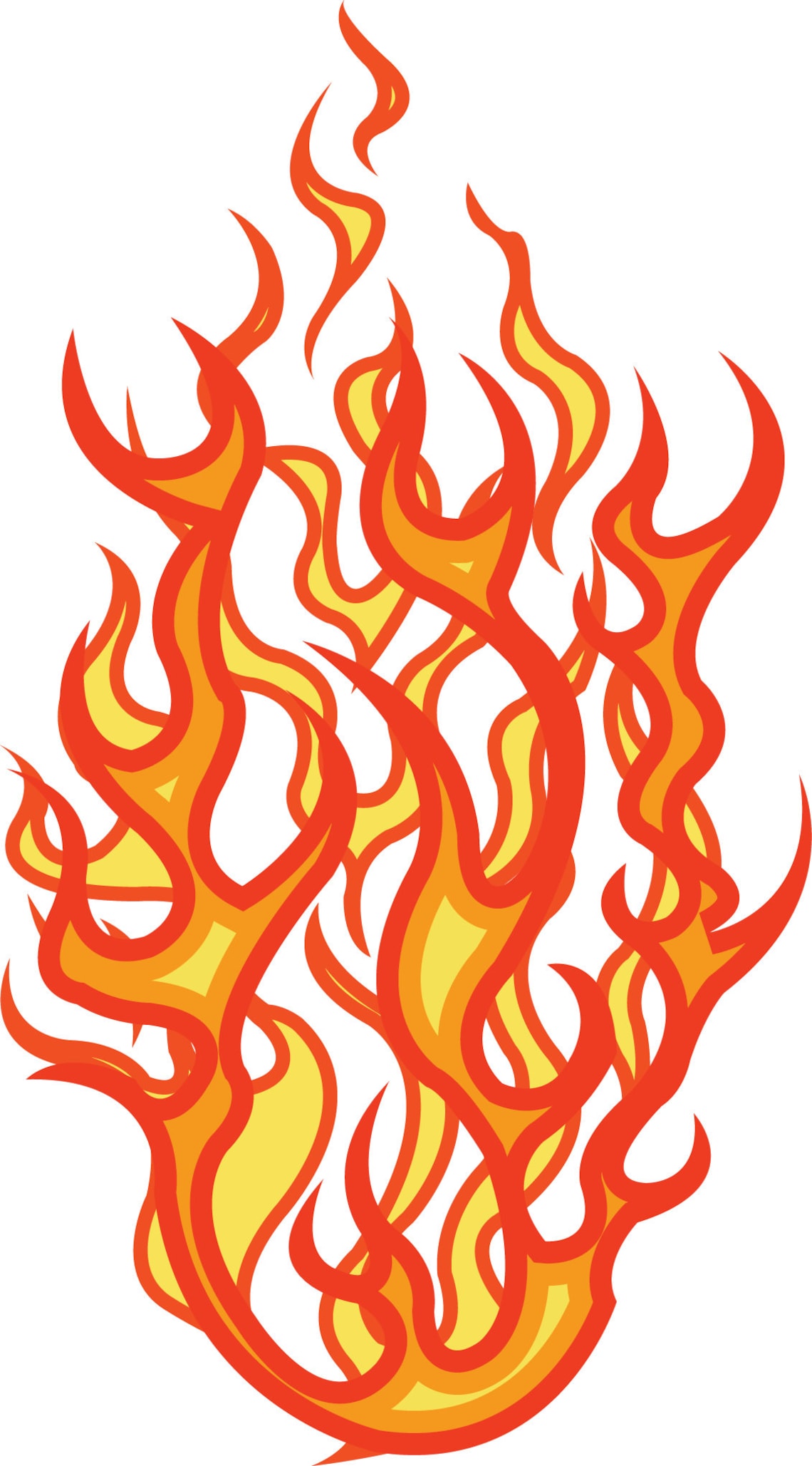 Fire SVG Files Fire Clipart Fire Dxf Files Flames Cricut | Etsy
