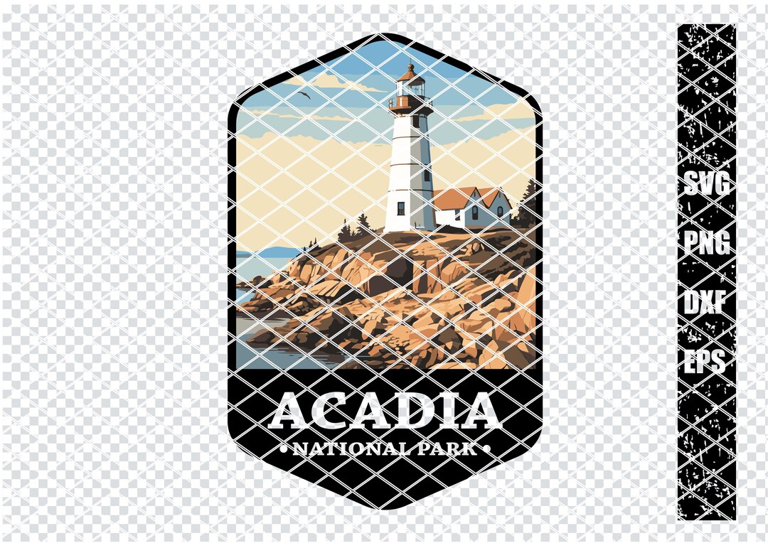 ACADIA NATIONAL PARK Svg, Acadia Maine Svg Files for Cricut, Acadia ...
