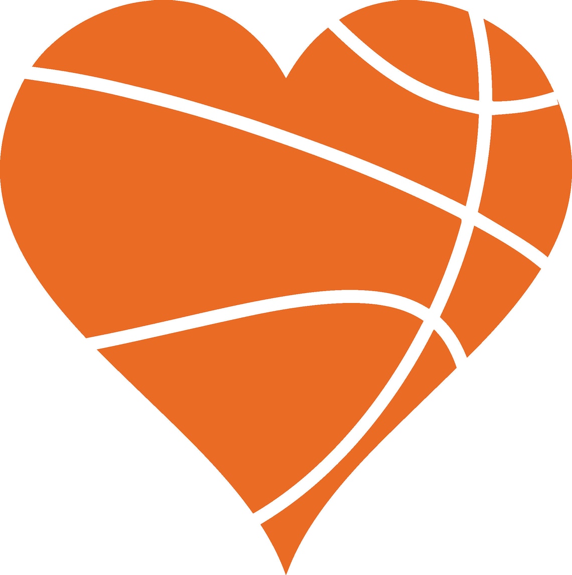 SPORT BALL HEARTS Football Soccer Softball Basketball - Etsy