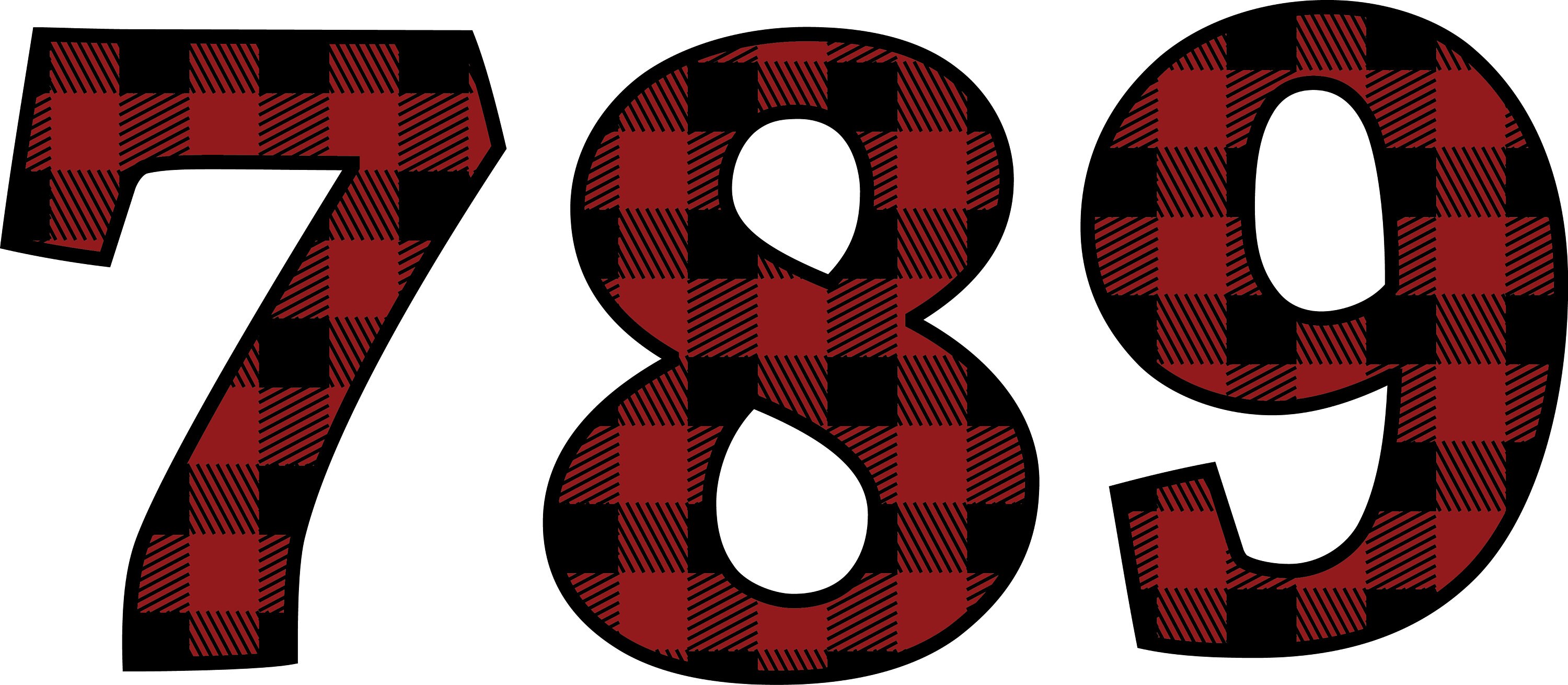 BUFFALO PLAID ALPHABET and Numbers Svg Files Buffalo Plaid - Etsy Australia