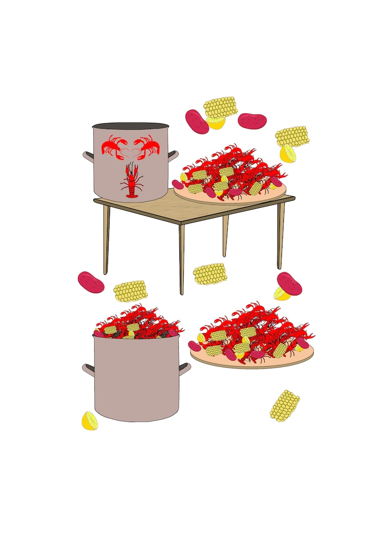 Crawfish Pot Clipart SVG Cut File Silhouette Cameo - Etsy