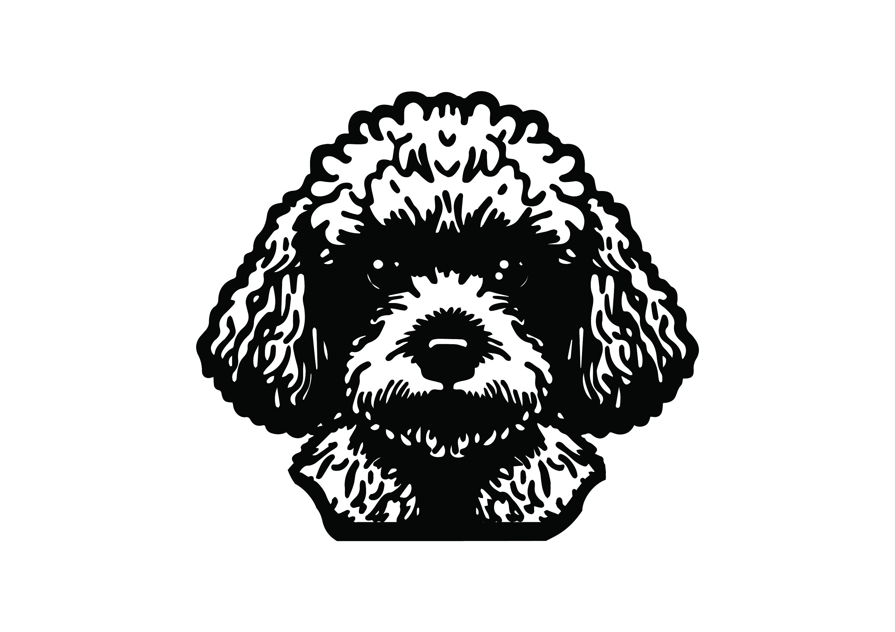 POODLE HEAD SVG Poodle Head Clipart Poodle Head Svg Files - Etsy