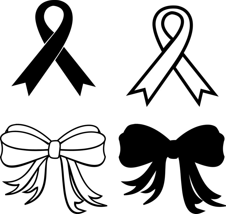 Ribbon Ribbon SVG SVG Files Ribbon SVG Files Cricut | Etsy