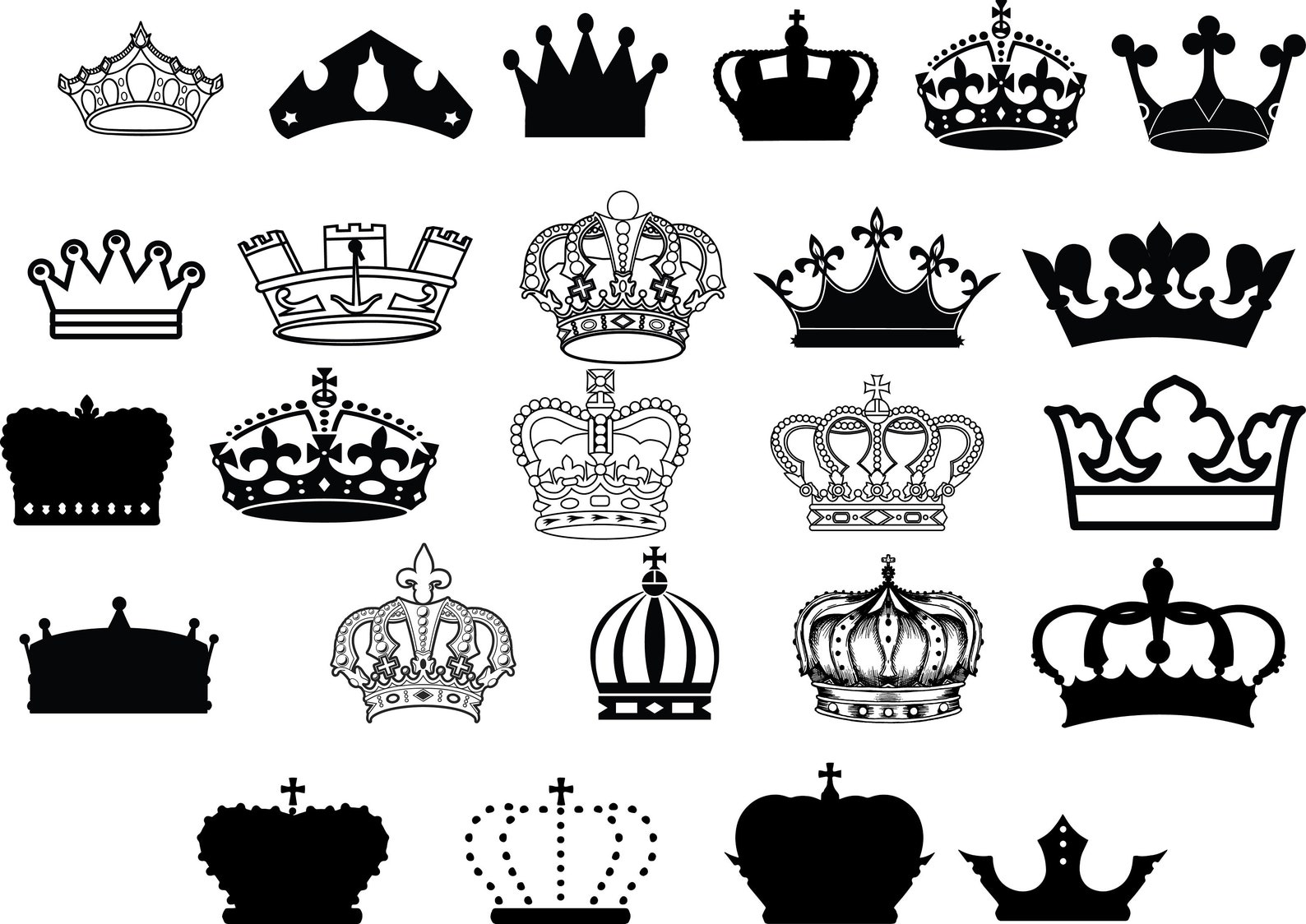 CROWN SVG BUNDLE, Crown Svg Cutting File, Queen Crown Svg, King Crown ...