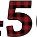 BUFFALO PLAID ALPHABET and Numbers Svg Files, Buffalo Plaid Alphabet ...