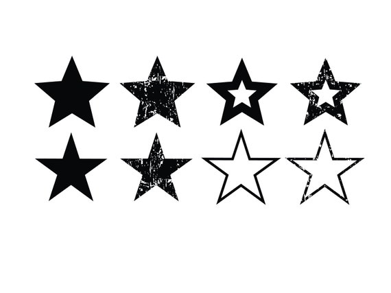 STAR OUTLINE SVG Star Outline Svg Files for Cricut - Etsy Hong Kong