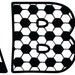 SOCCER ALPHABET SVG Files, Soccer Alphabet Clipart, Soccer Alphabet for ...