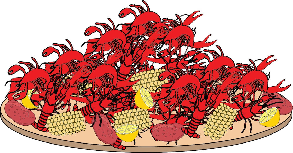 Crawfish Pot Clipart SVG Cut File Silhouette Cameo - Etsy