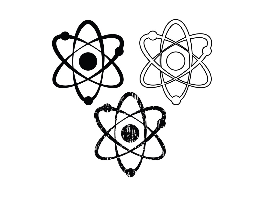 ATOM SVG, ATOM Svg Cut Files for Cricut, Science Svg Cut Files, Atoms ...