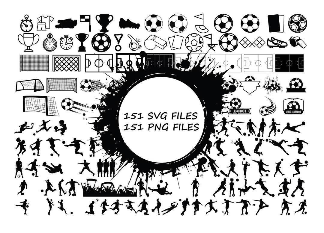 SOCCER SVG Bundle, SOCCER Svg Cut Files for Cricut, Soccer Clipart ...