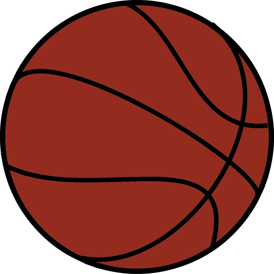 Basketball Ball Basketball Ball SVG Basketball SVG Files - Etsy