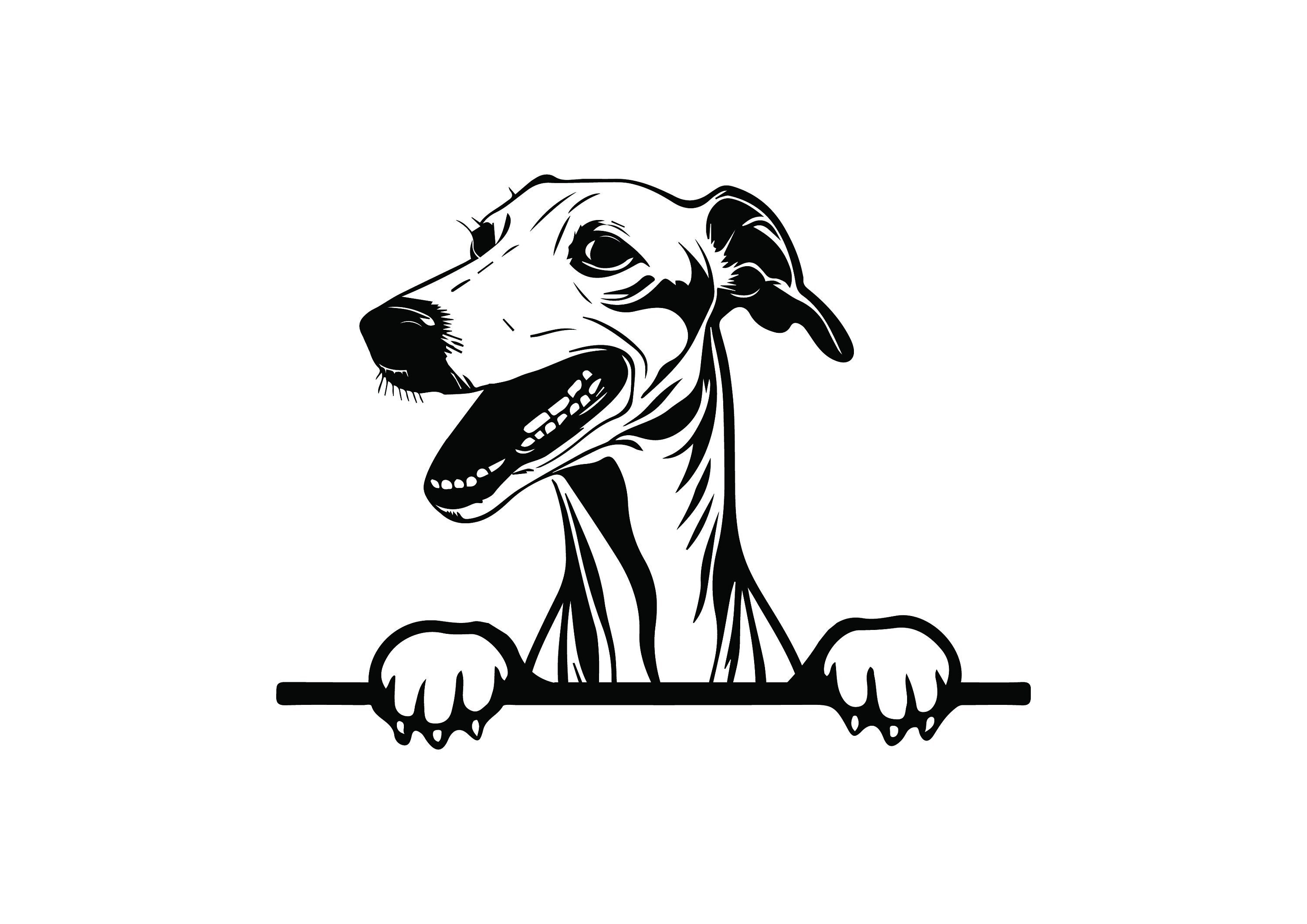 Greyhound Silhouette Clip Art