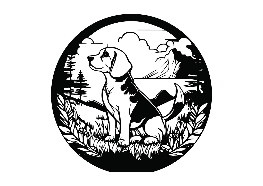 BEAGLE SVG, BEAGLE Clipart, Beagle Svg Files for Cricut, Beagle ...