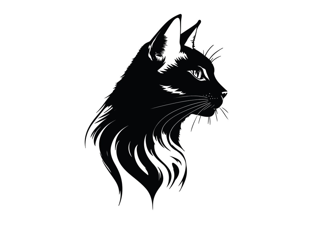 CAT SVG, CAT Clipart, Cat Svg Cut Files for Cricut, Cat Silhouette Svg ...