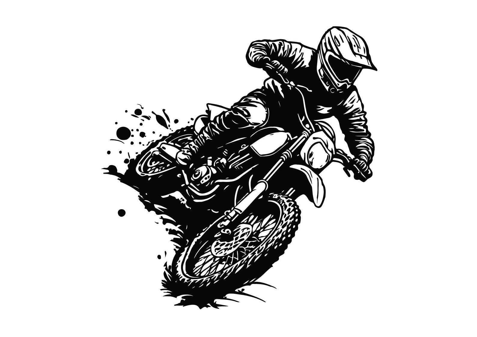 MOTOCROSS RIDER SVG, Motocross Rider Svg Files for Cricut, Motocross ...