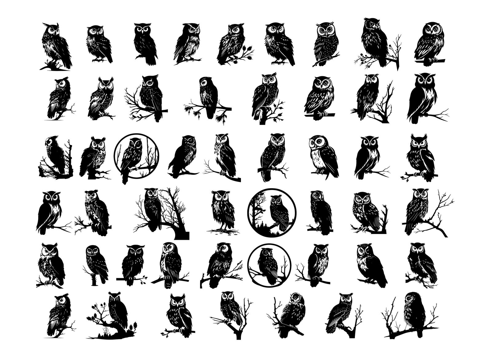 OWL SVG Bundle OWL Clipart Owl Svg Files for Cricut Owl Svg - Etsy Canada