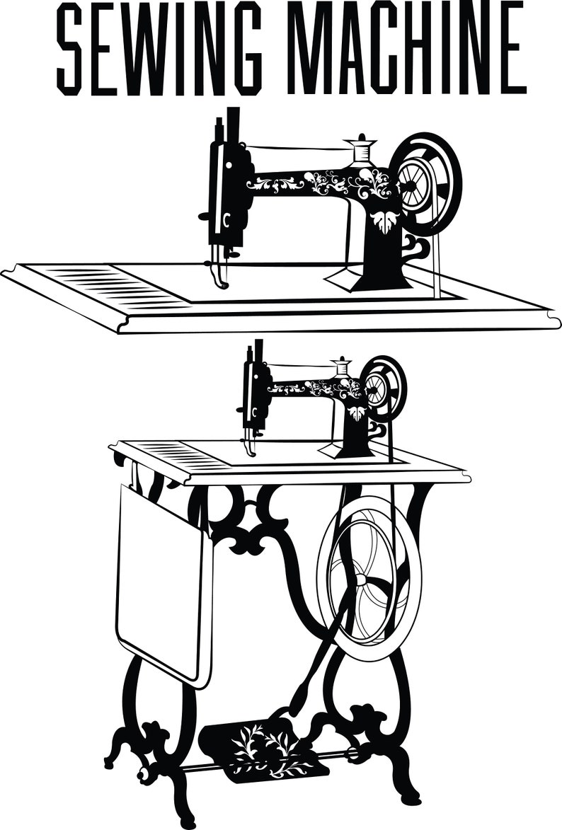 Sewing Machine Sewing Machine SVG SVG Files Cricut - Etsy