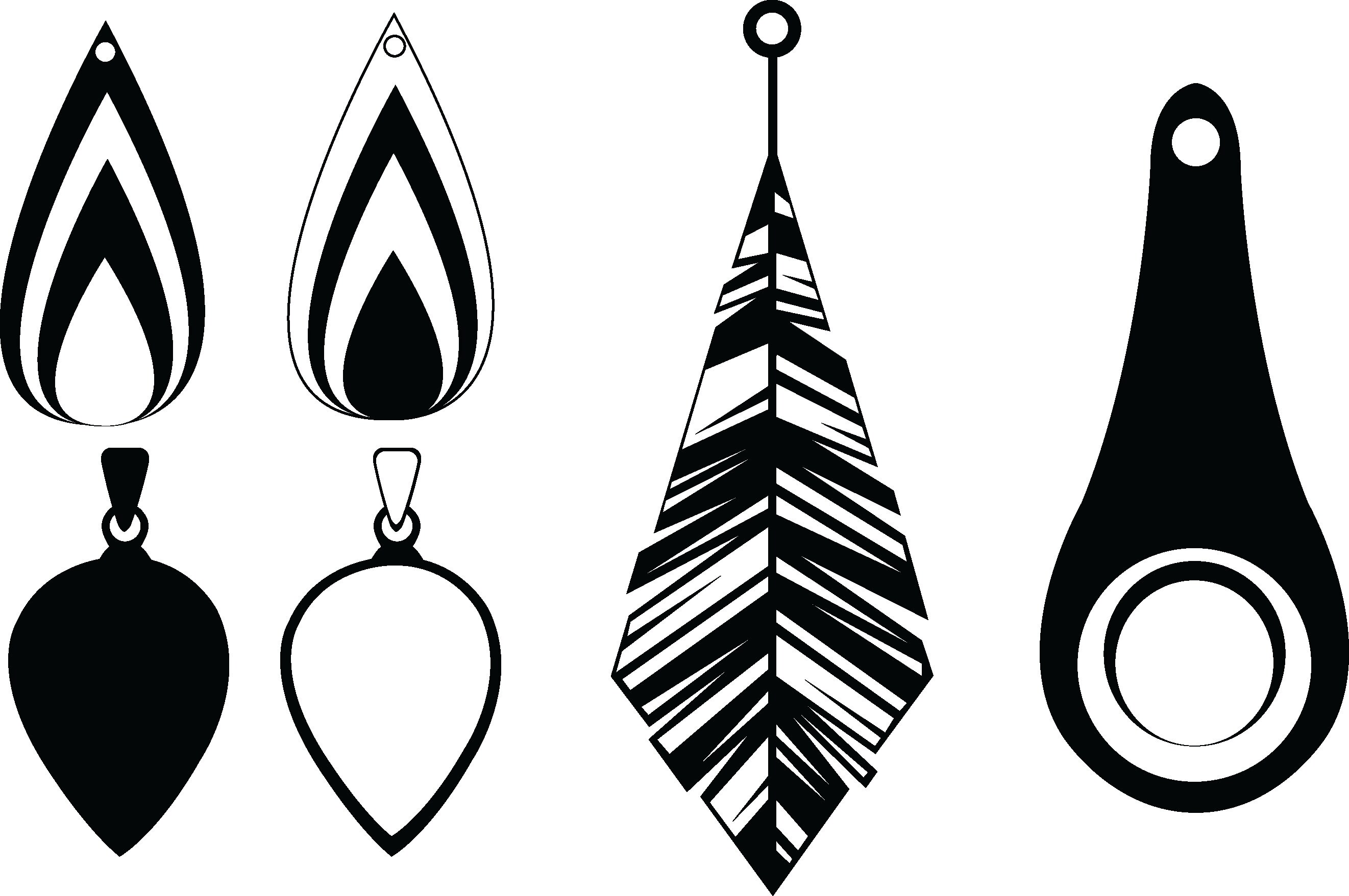 Tear Drop SVG Colgante SVG Archivos SVG Cricut Tear Drop | Etsy