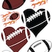 Football Heart, Football Heart SVG, SVG Files, Football SVG Files ...