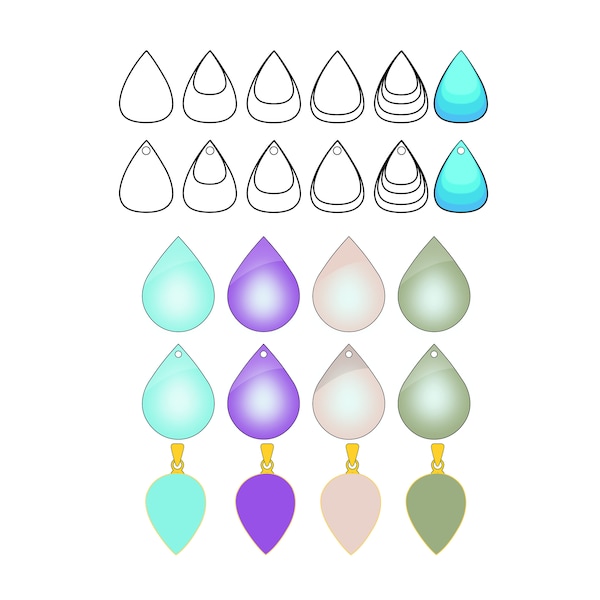 Pendant Svg - Etsy