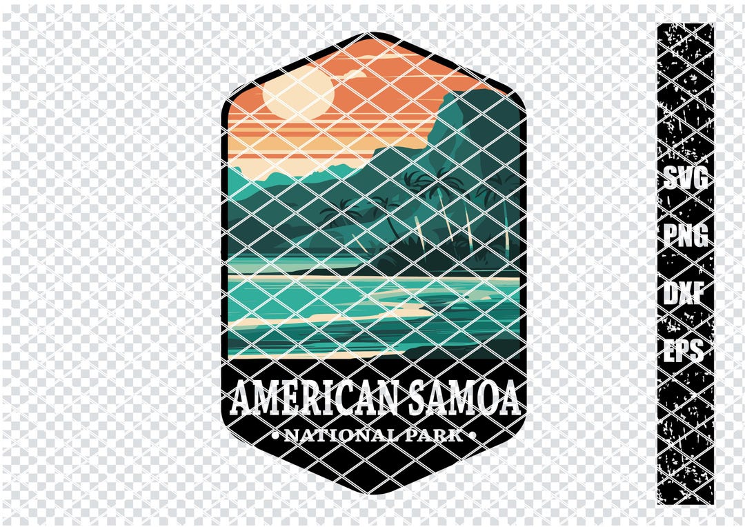 AMERICAN SAMOA NATIONAL Park Svg, American Samoa Park Svg Files for ...
