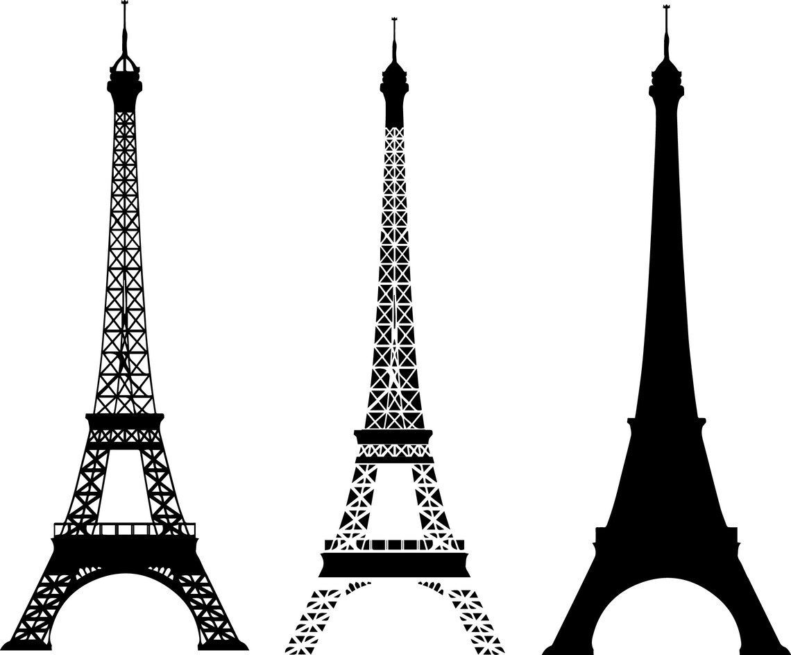 Eiffel Tower Eiffel Tower SVG SVG SVG Files Cricut - Etsy Canada