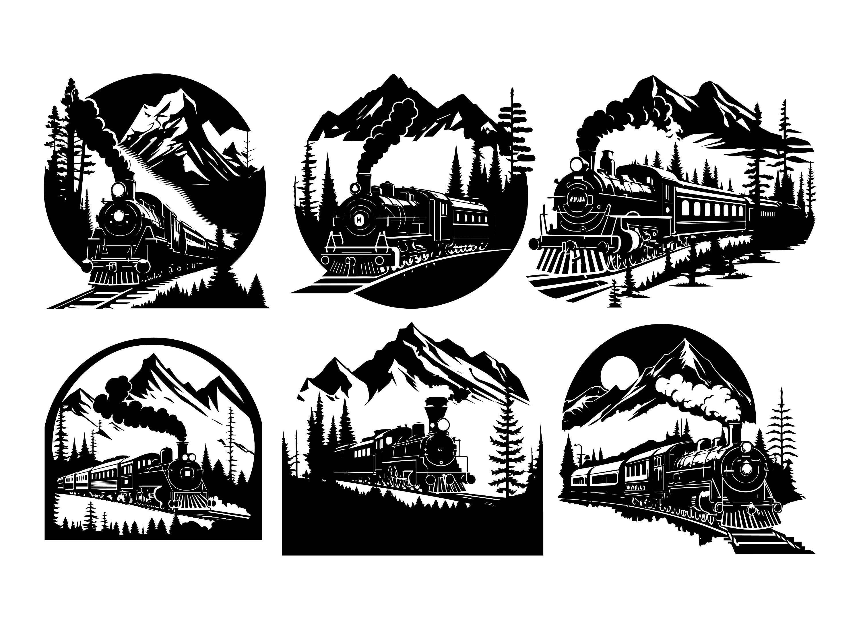 TRAIN SVG Train Clipart Train Svg Cut File for Cricut - Etsy Canada