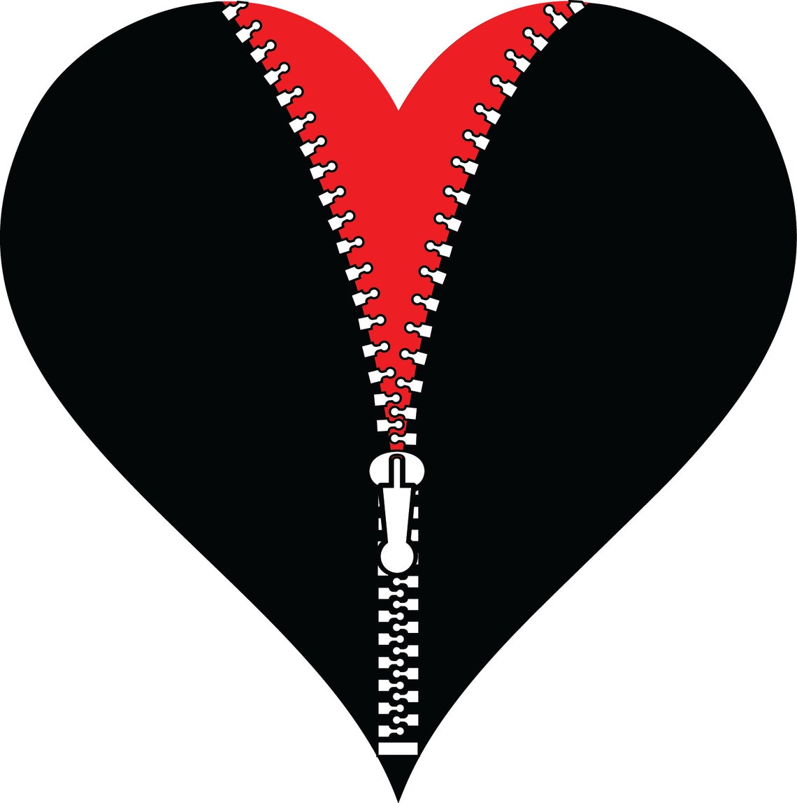 Zipper Zipper SVG Zipper SVG Files Heart SVG Cricut | Etsy