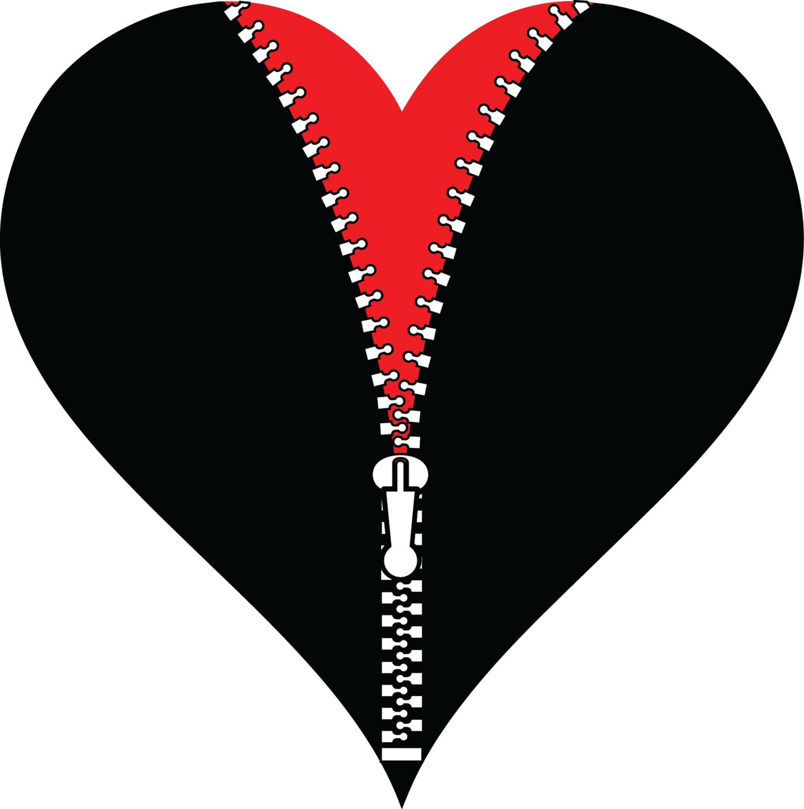 Zipper Zipper SVG Zipper SVG Files Heart SVG Cricut - Etsy Canada