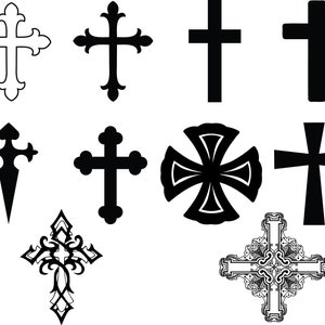 CROSS BUNDLE SVG Files, Cross Clipart, Crosses Svg Files, Cross Svg ...