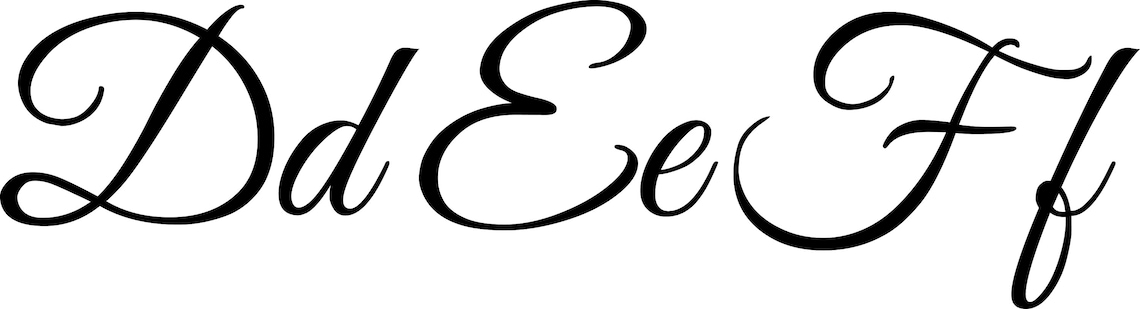 ELEGANT FONT SVG Calligraphy Font Svg Script Font Svg for - Etsy