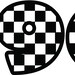 CHECKERED ALPHABET and Numbers SVG Files, Checkered Alphabet and ...
