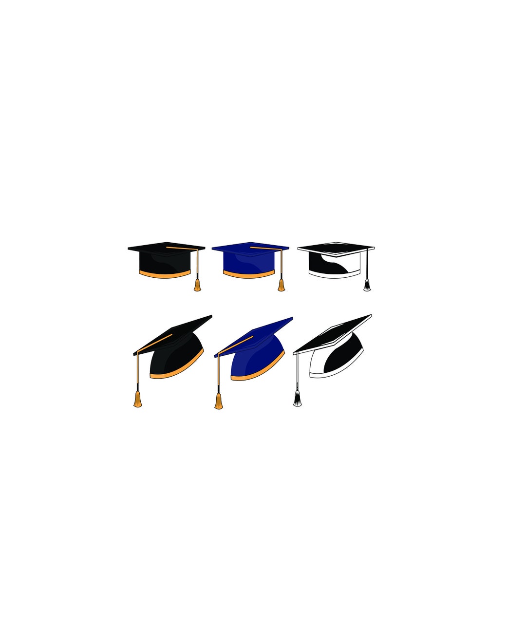 Graduation Cap, Graduation Cap SVG, SVG, Cricut, Silhouette Cameo ...