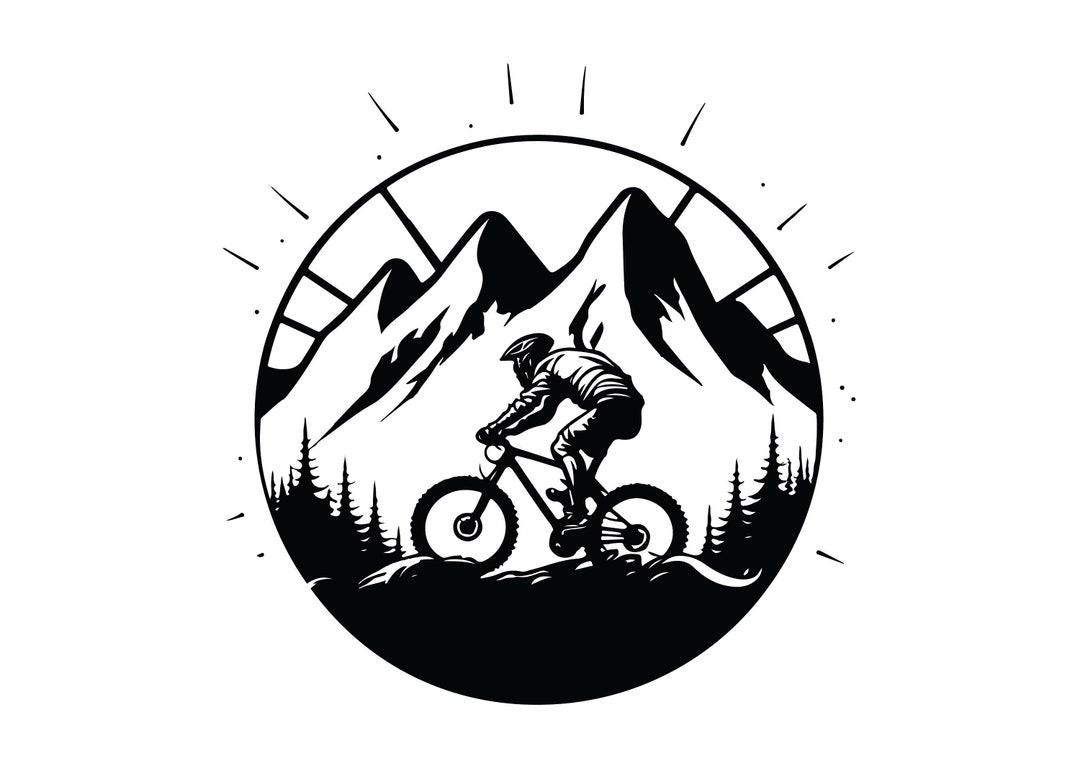 MOUNTAIN BIKE SVG, Mountain Bike Clipart, Mountain Bike Svg Cut Files ...