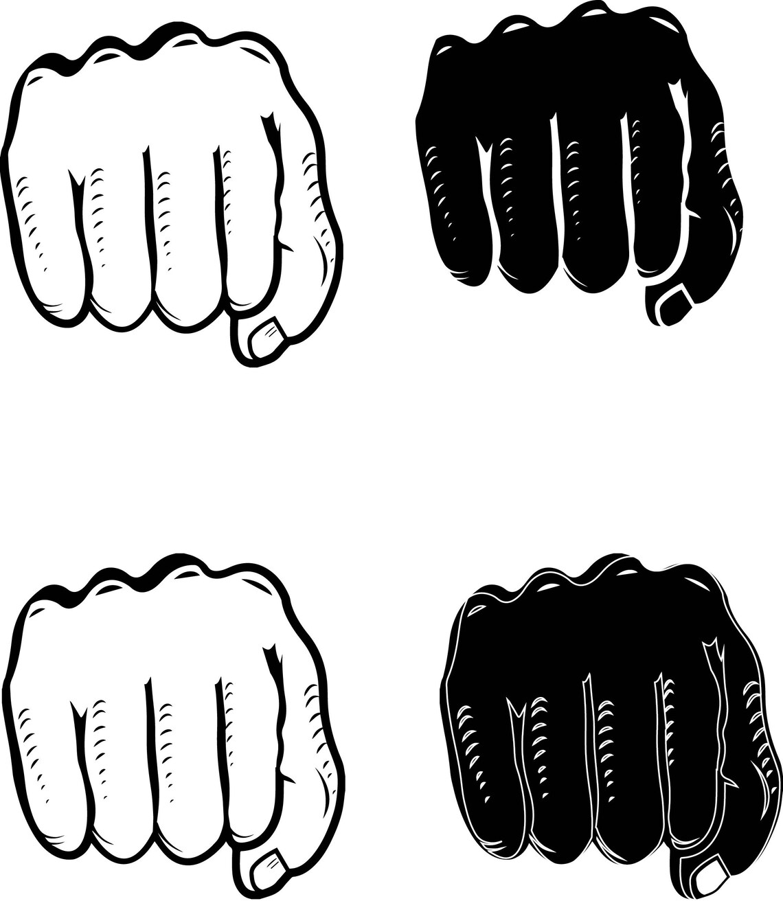 Fisthand Fist SVG Fist in SVG Punching Fist SVG Cricut | Etsy
