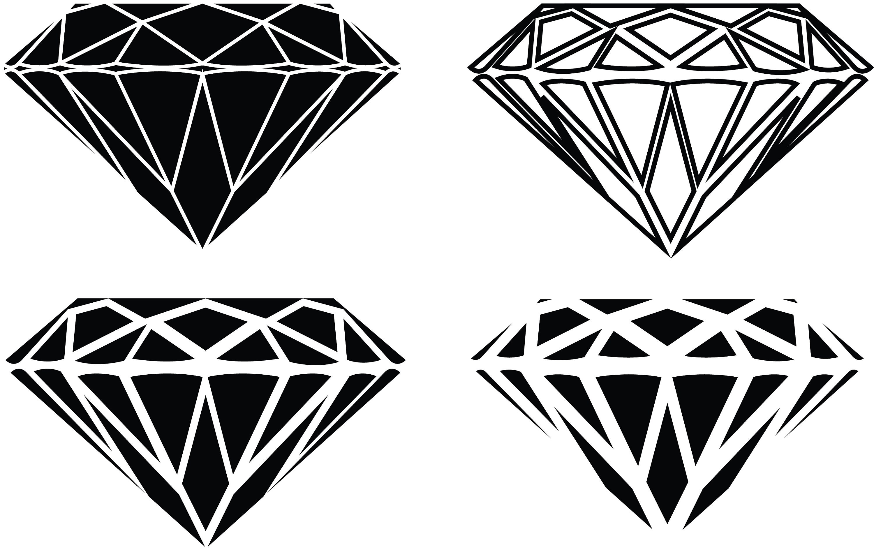 DIAMOND SVG Diamond SVG Files Svg Files Diamond Vector | Etsy