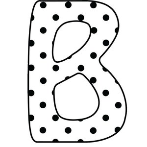 POLKA DOT ALPHABET Svg Files, Polka Dot Alphabet Clipart, 3 Polka Dot ...