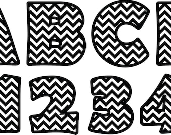 Black Letter B Chevron