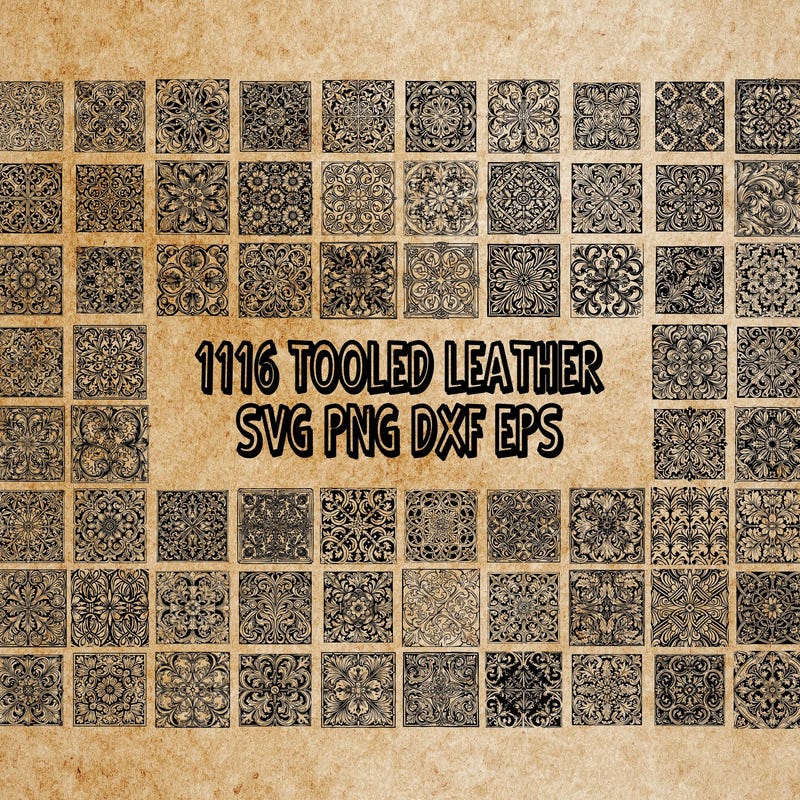Tooled Leather Svg - Etsy